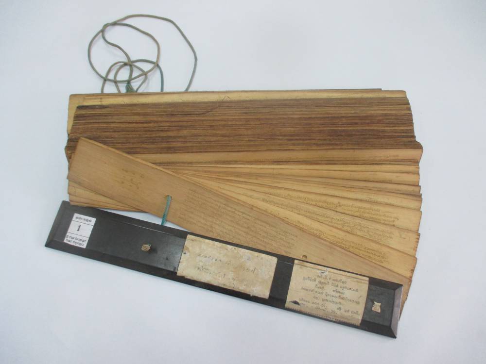Palm leaf manuscripts collection - Library